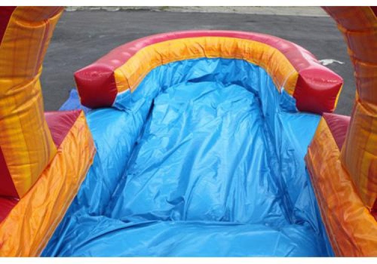 28ft Volcano Screamer Slip and Slide w/pool - Clarksville Inflatables ...